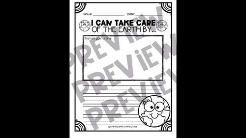 Earth Day Writing Activity Informational Writing Save the Planet April ...