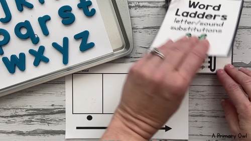 Word Chaining Word Ladders Letter Sound Substitution by A Primary Owl