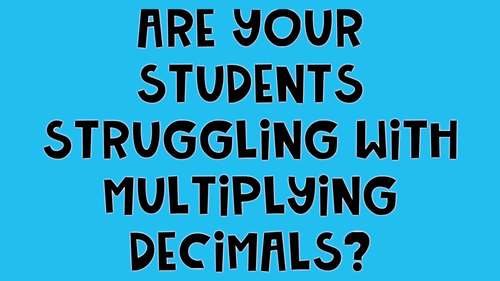 Multiplying Decimals Scavenger Hunt by MyClassyAdventures | TPT