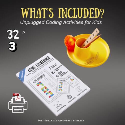 Unplugged Coding Activities Copy Rotate and Memory Challenges for Kids