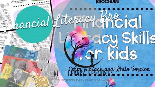 FINANCIAL LITERACY BROCHURE - Money Management for Children | TPT