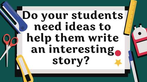 Narrative Writing Story Element Prompts | Character, Setting & Object Ideas