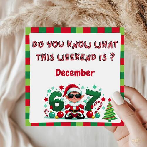 December 6–7 Elf Weekend Printable Prop | Holiday Classroom Elf Sign ...