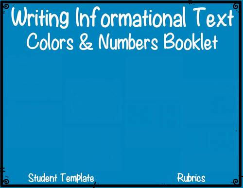 Writing Informational Text: 4 Units; Lesson Plans & Student Booklets