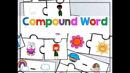 Phonological Awareness Compound Word Deletion Puzzles | TpT