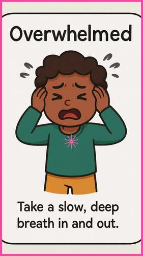 Mindfulness & Emotions Flashcards | 24 Printable SEL Cards for Feelings