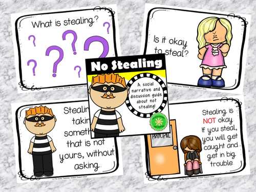 Stealing Social Narrative and Discussion Guide | TPT