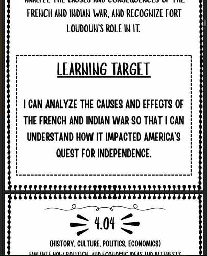 4th Grade TN Social Studies Standards | Tennessee Learning Targets ...