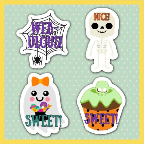 Digital Stickers Halloween Digital Stickers Halloween Stickers Seasonal ...
