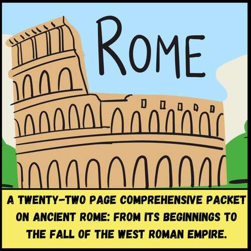 Roman Empire Unit Bundle: Ancient Rome for Middle School World History