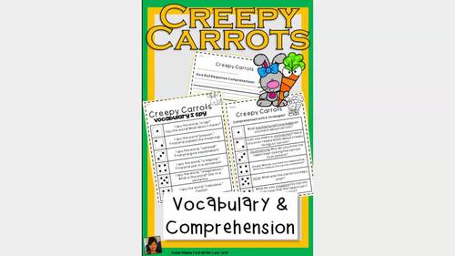 Creepy Carrots Halloween Book Activities by Robin Wilson First Grade Love