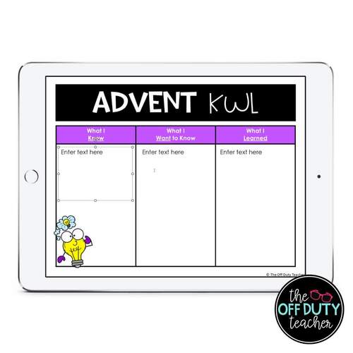 The Advent Season Liturgical Seasons Digital Activities Resource ...