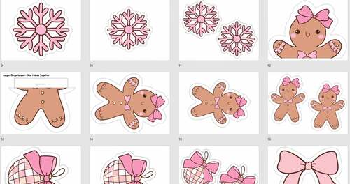 Pink Holiday/ Christmas Bulletin Board by Magical Kinders | TPT