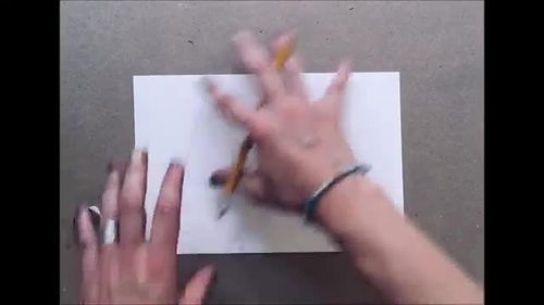 Triangle Shape Doodle Drawing- Worksheet + VIDEO instructions! Virtual ...