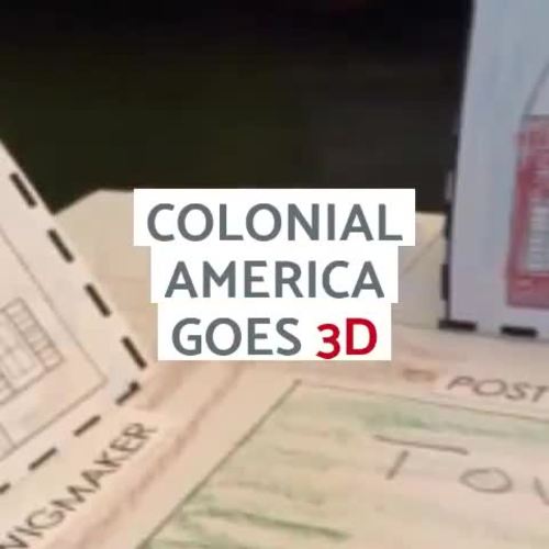 American Colonies Activity Pop-Up Town Project by Education with DocRunning