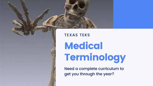 Medical Terminology: THE BUNDLE, Units 1-6 using Texas TEKS | TPT