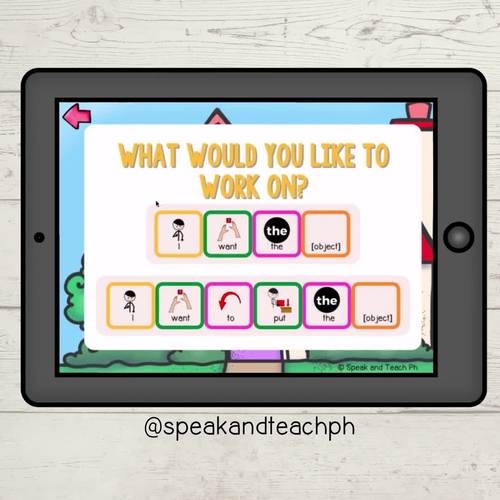 Parts of the House Sentence Strips Speech Therapy No Prep Boom Cards™