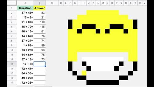 GROWING BUNDLE - Google Sheets™ Pixel Art Reveal - Mathematics | TPT