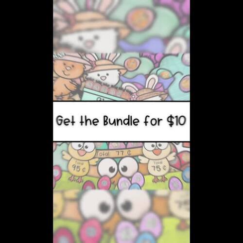 Easter Chick Math Craft | Spring Counting Money (U.S. Coins) by ...