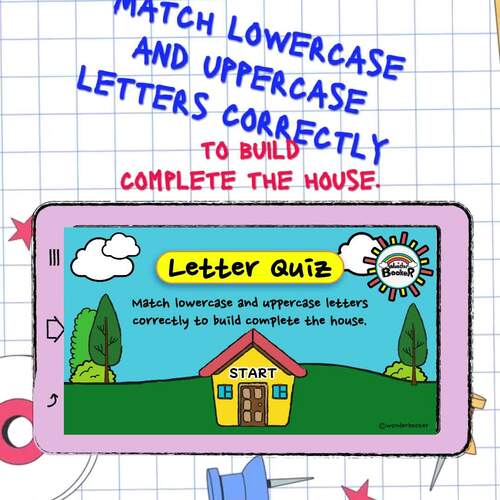 Letter Recognition, House building game, Alphabet Letter, Digital Resources