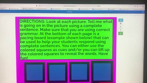 BOOM CARDS: What Are the Animals Doing? #17: Describing With Complete ...