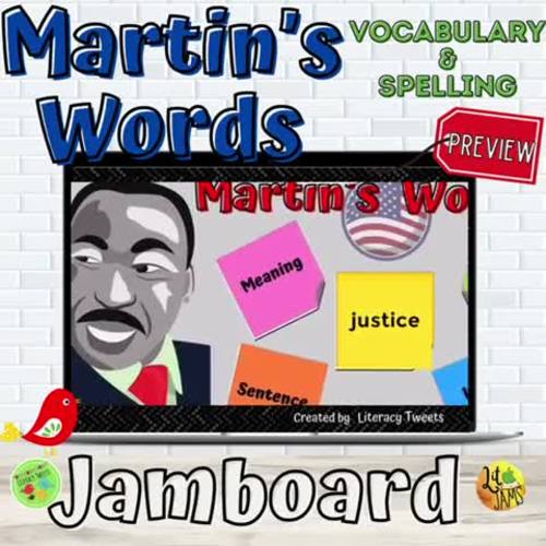 Martin Luther King, Jr. Activity | Vocabulary and Spelling by Literacy ...