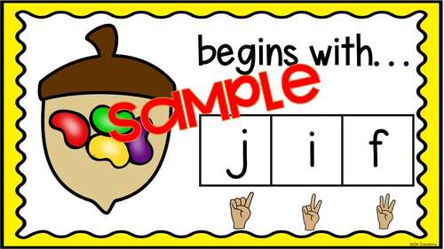 Beginning Sound Practice Slides | Phonemic Awareness Beginning Sound ...