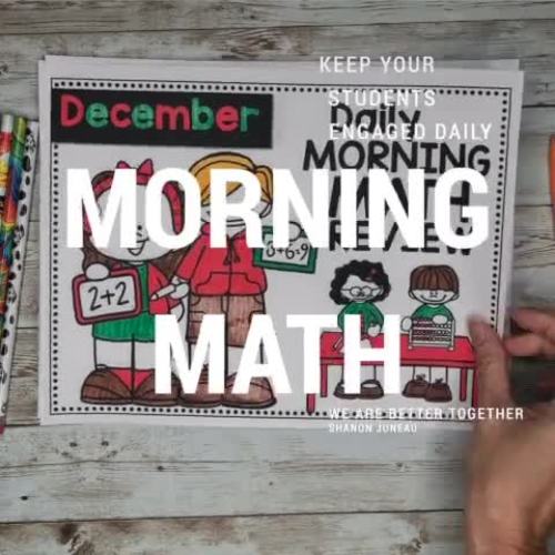 Morning Work Kindergarten DECEMBER Print and Go Activities | TpT