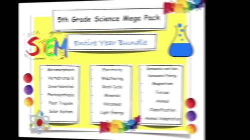 5th Grade Science Year NGSS Bundle by Mrs Lena | TPT