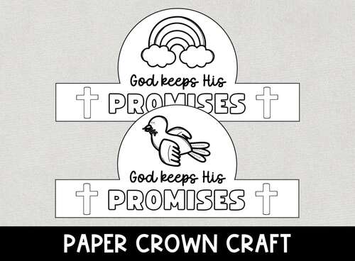 Noah's Ark Crown Craft for Sunday School Bible Lesson by ...