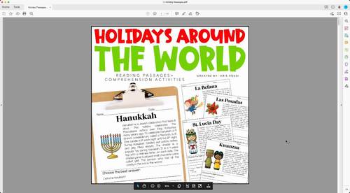 Holidays Around the World | Christmas Around the World | DIGITAL + PRINT