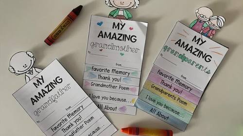 Grandparents Day Flipbook | Fun & NO PREP Activity | Print & Digital ...
