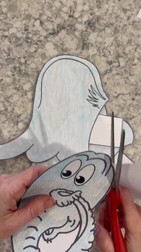 Elephant Hat Craft - Printable & Easy Prep by Krazy Crafty Kids | TPT