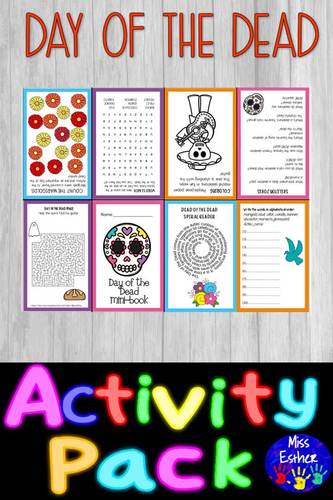 Day of the Dead (Dia de los Muertos) 7 Resources Pack w BOOM CARDS