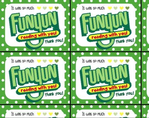 Funyuns Guest Reader Appreciation Gift Tag- It was so much FUNYUN ...