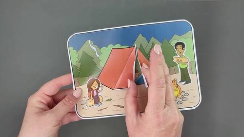 3D Camping Craft by 10 Minutes of Quality Time | TPT