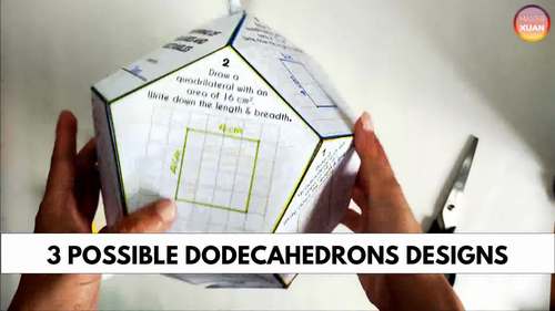 Area and Perimeter of Rectangles and Squares (Draw) 3D Paper ...
