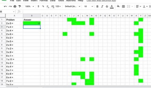 St. Patrick's Day | Mystery Pixel | Multiplication and Division Fluency