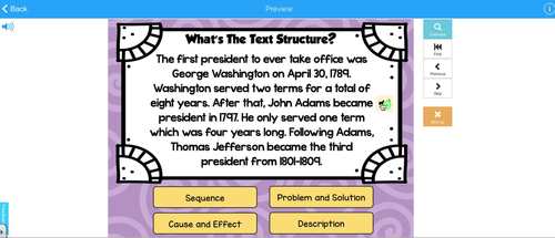 Nonfiction Text Structure: Digital Boom Cards by Red Specs | TPT