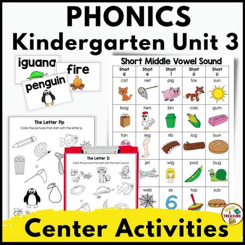 Benchmark Advance Phonics Anchor Charts and Activities | Kindergarten ...