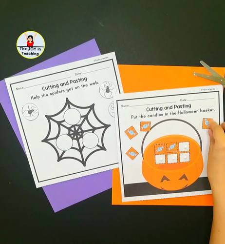 Halloween Fine Motor Skills Activity by The Joy in Teaching | TPT