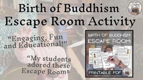 Siddhartha Gautama & the Birth of Buddhism Escape Room | Social Studies ...