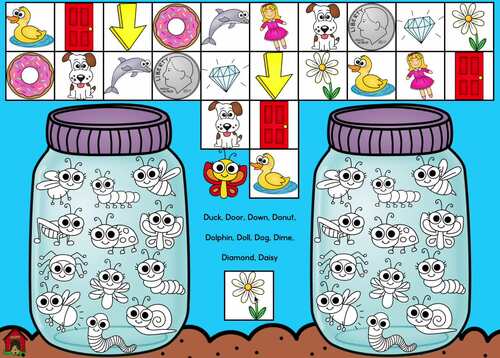 Digital Spring Articulation Insect Race - P, B, T, D by Jennie's Speech ...