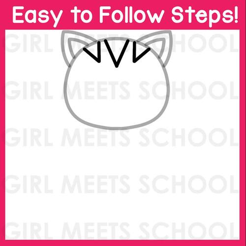 Animal Alphabet Directed Drawing Clipart - Directed Drawing Animal Images