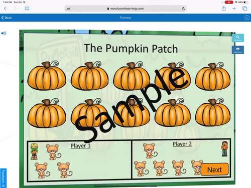 Open Ended Game BOOM Deck Let's Take Turns: The Pumpkin Patch Speech ...