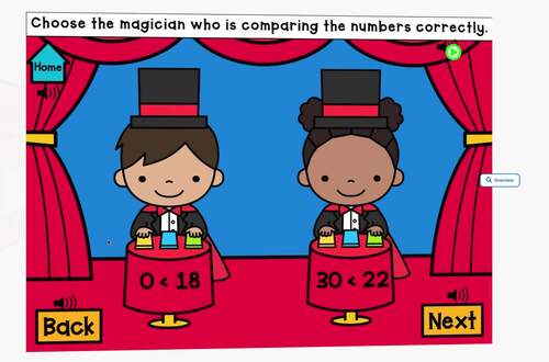 Comparing Numbers Boom™ Cards | 0-30 by Printables For Moms | TPT