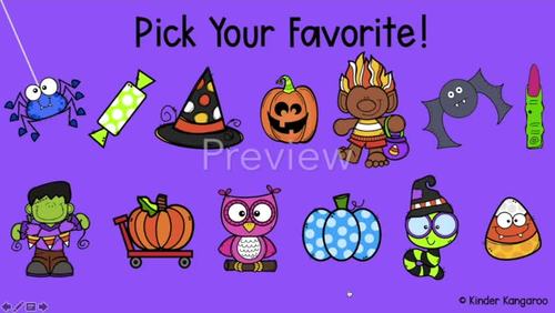 Halloween Counting Game (Numbers 1-10, One-to-One Correspondence)