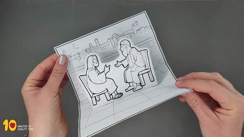 Sunday School Activity - Jesus and Nicodemus Craft | TPT