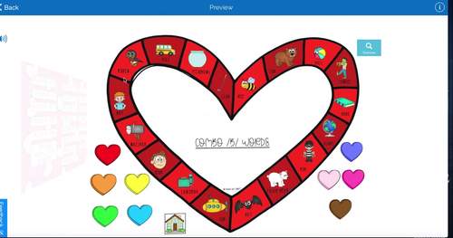 VALENTINE HEART, DIGITAL BOOM CARDS - ARTICULATION by SLP Britt | TPT