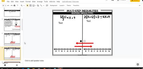 Multi-Step Inequalities Note and Activity Bundle for Google Slides™